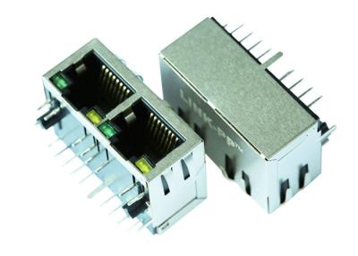 China 8949-M1882-06SC1CB01A Multi - port  RJ45 1 X 2 Tab Down 1000 Base - T LPJ26404AENL for sale