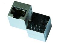 China 855085001 Vertical RJ45 Jack 8P8C Shielded Modular Connector Top Entry for sale