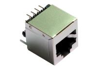 China HR951175A 10 Base - T Vertical RJ45 JackWith Integrated Magnetic LPJD0055DNL for sale