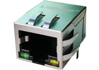 China SS-7488S-YG-PG4-BA Single Port Gigabit RJ45 Modular Connector LPJE160GDNL for sale