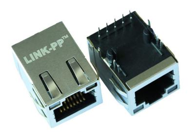 China XRJH-01E-4-D3C-170 RJ45 With Integrated 10 / 100M Magnetics and LED LPJ16125AENL for sale