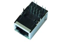 China CP-5Q011M-004 PoE+ RJ45 Female Connector with 5G Base-T LPJK9491BHNL for sale