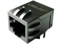China 93626-8020 1 Port RJ45 Magjack Connector Through Hole 10/100/1000 Base-T for sale