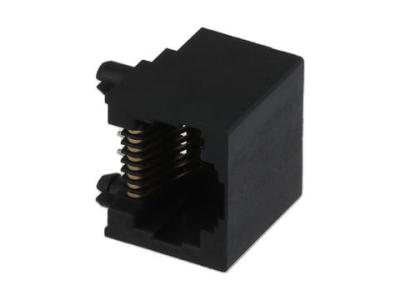 China Single Port RJ45 Modular Jack 446200001 with RJ11 Keep out Feature for sale
