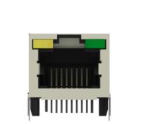 China Shielded RJ45 Jack 6116075-1 Through Hole Single Port RJ45 Connector for sale