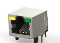 China Shielded RJ45 Jack 6116075-1 Through Hole Single Port RJ45 Connector for sale