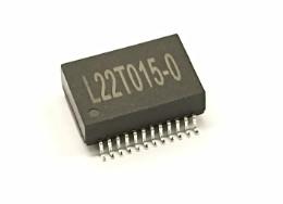 China UDE L22T015-0 Single Port Magnetic Transformer 2.5G Base - T LAN Filter 24PIN for sale