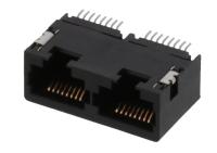China 2 Ports 441930003 Low Profile Modular Jacks and Plugs Surface Mount for sale