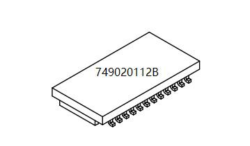 China 749020112B Gigabit SMT Ethernet Transformer IEEE 802.3ab Compliant for sale