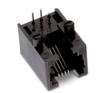 China 615004141121 Through Hole 6P4C Connector Unshielded Modular Jack for sale