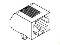 China 634008137221 8P8C SMT Modular Jack Tab Down Rapid Delivery for sale