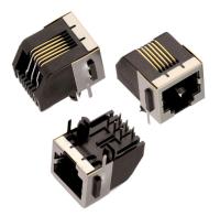 China 615006143421 Through Hole Modular Jack 6 Positions 6 Contacts for sale