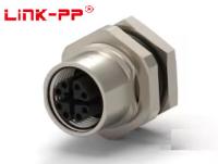 China 2271195-1 Standard M12 Circular Connector with X-Code Configuration for sale