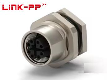 China 2271195-1 Standard M12 Circular Connector with X-Code Configuration for sale