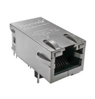 China 1-1840744-3 Gigabit Integrated RJ45 Connector Module Through Hole for sale