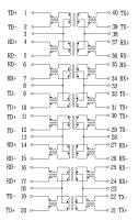China 40SS1041AX HF Surface Mount LAN Transformer Quad Port  H1140NL 10/100Base-T for sale
