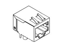 China 615008145521 Shielded 8P8C Modular Jack for CAT 5e LAN Category for sale