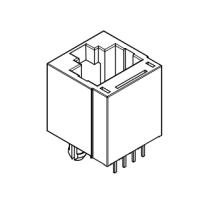 China 615008138021 Vertical THT Modular Jack Unshielded WR-MJ Series for sale