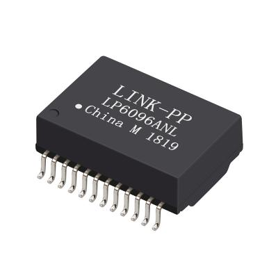 China LP6096ANL Gigabit Ethernet Transformer PoE+ Magnetics SMD 24 PIN for sale
