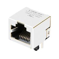 China 1-406541-5 / 1-406541-8 Single Port RJ45 Female Connector 8P8C LPJE101DNL for sale