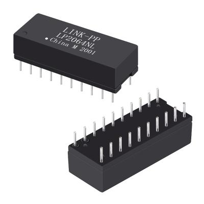 China 100 Base-TX HB3601NL Magnetic Modules with 1500Vrms Isolation Voltage for sale