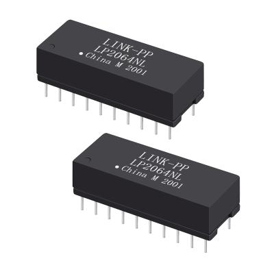 China HB3602NL 10/100Base-T Dual Port Transformer Modules Through-Hole 20Pin for sale