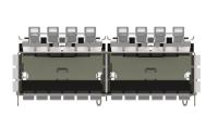 China 4-2170808-1 1X2 QSFP28 / QSFP56 Cage Assembly With Heat Sink for sale