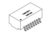 China 749013011 10/100BASE-TX Power Over Ethernet Transformer SMT Module for sale