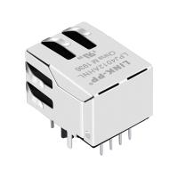 China LPJ4012AHNL 10/100BASE-T Single Port RJ45 Connector with LEDs for sale
