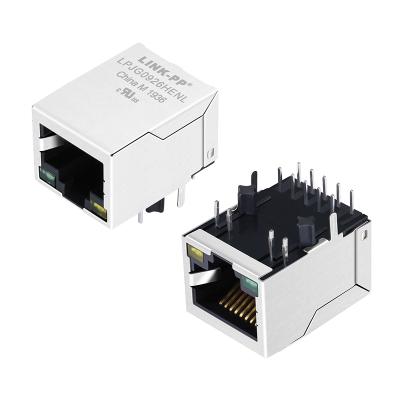 China LPJG0926HENL 100/1000 Base-T RJ45 MagJack with PoE+ Support for sale