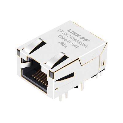 China LPJK7436A98NL Low-Profile RJ45 Connector with 1000Base-T Magnetics for sale