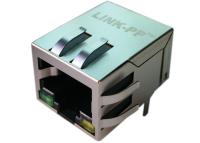 China Lan Transformer RJ45 Modular Jack , 10/100M RJ45 Jack XRJG-01J-4-D98-110 for sale