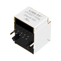 China LPJD0717DNL 1000Base-T Vertical RJ45 Magjacks Without LED for sale