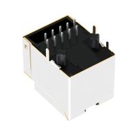 China LPJD0718DNL Top Entry RJ45 Magjack THT 10/100/1000 Base-T for sale