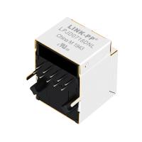 China LPJD0718DNL Top Entry RJ45 Magjack THT 10/100/1000 Base-T for sale