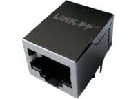 China Network 1X1 Tab-up RJ45 Modular Jack IEEE 802.3af/at With POE XFVOIP5E-C1-4MS for sale