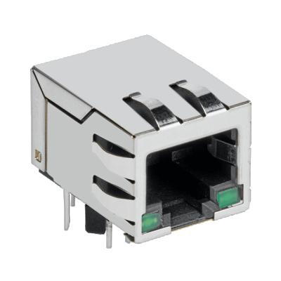 China Belfuse SI-51005-F Magjacks RJ45 Connector With LEDs LPJG17332AWNL for sale