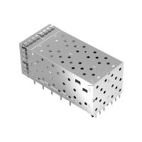China LP22BC01301 SFP+ 2x2 Cage Connector with Outer LightPipe for sale