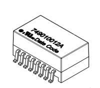 China 749010012A 10/100BASE-TX Ethernet Transformer 1500Vrms Isolation for sale
