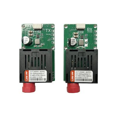 China L9-FC554901-80PPC 1×9 155Mbps 80km FC Optical Transceiver Module for sale