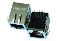 China 93626-8520 Gigabit RJ45 Modular Jack With 1000 Base-T Magnetic LPJG4811CNL for sale