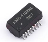 China KMS-1102NL 10/100BASE-TX SMD LAN Transformer 350uH 1CT:1CT for sale