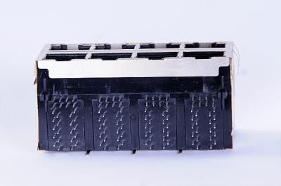 China 10/100BaseT 2 X 4 Stacked RJ45 No LED RoHS With Through Hole 0811-2X4R-DT-F for sale