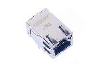 China 1X1 RoHS RJ45 MagJack Tab Up 0826-1X1T-57-F Bel Magnetics for sale