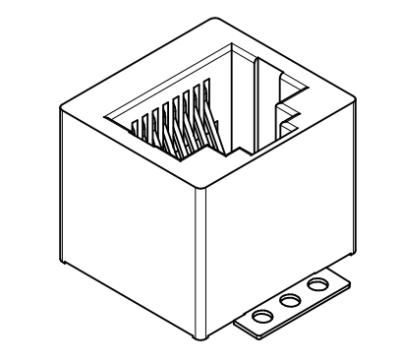 China 634108149621 8P8C RJ45 Vertical SMT WR-MJ Cat 3 Modular Jacks for sale