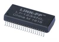 China HX1234NL Telecom Transformer , Quad Port  Lan Transformer 10/100 Base - TX Auto H40537MN for sale
