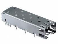 China SFPC-PF SFP+ Cage Connector for SFP+ 10GbE transceivers Press Fit for sale