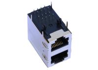 China ARJM21A1-811-NN-EW2 2X1 Rj45 MagJack 5G BaseT For LED Video Lighting for sale