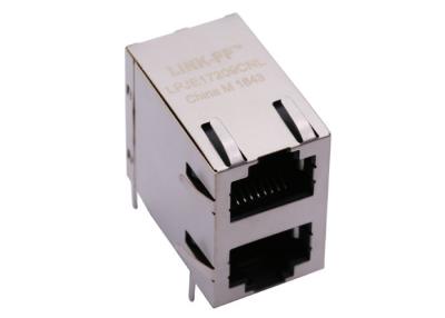 China E6588-G52165-L Stacked RJ45 MOD JACK 8P8C 2x1 Shielded LPJE17209CNL for sale