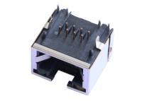 China 615008185121 Low-Profile RJ45 8P8C Shield 1Port With LED LPJE841-0BGNL for sale